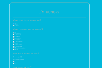im-hungry | Devpost