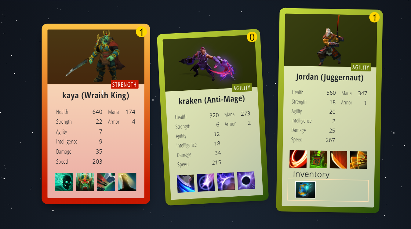 Dota compound NFTs | Devpost