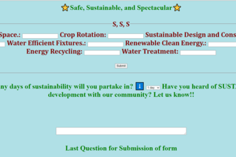 Safe, Sustainable, and Spectacular | Devpost