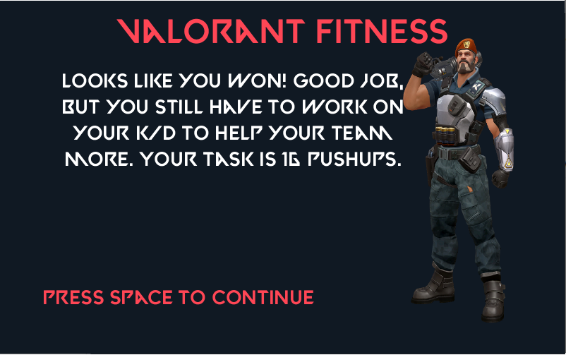 Valorant Fitness | Devpost