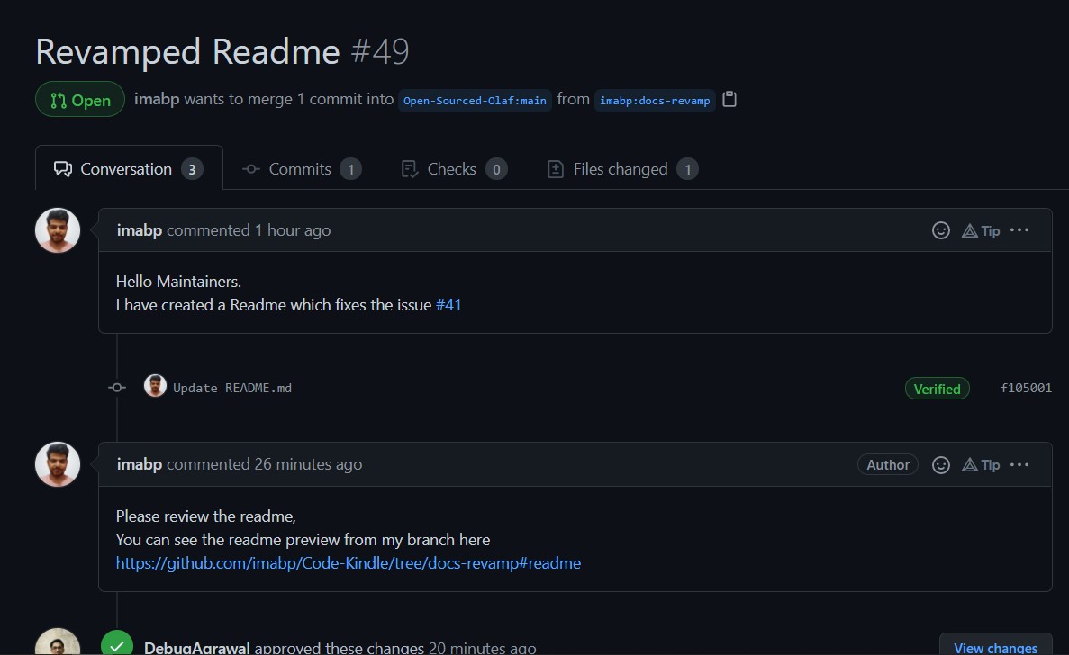 Contributions to Formica, CoS, Linker, CodeKindle | Devpost