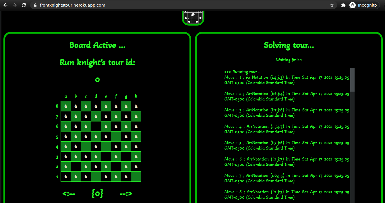 Knight's Tour | Devpost