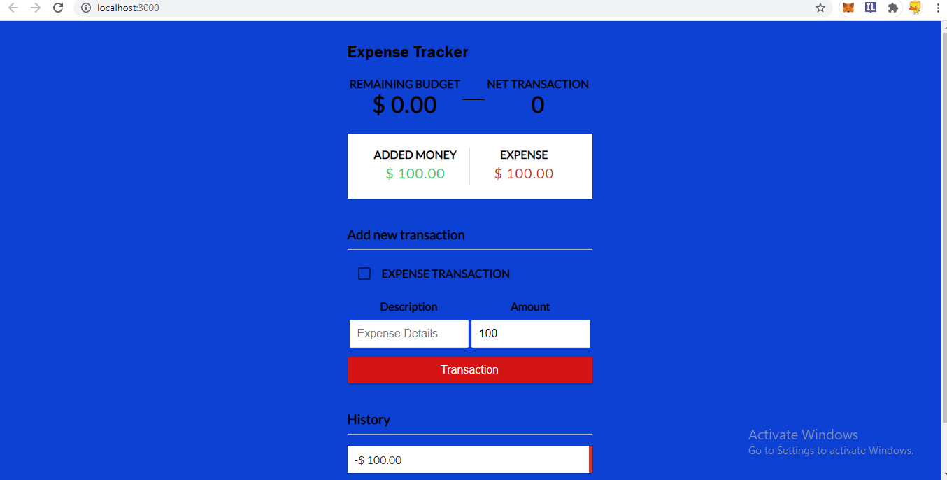 Rain - manage your Expenses | Devpost