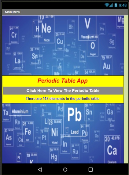 Periodic Table App | Devpost