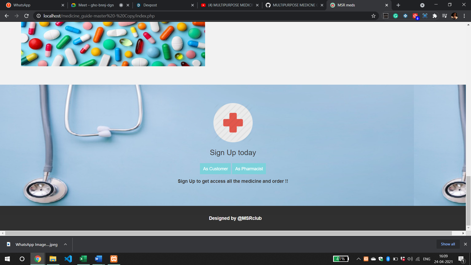 MULTIPURPOSE MEDICINE GUIDE | Devpost