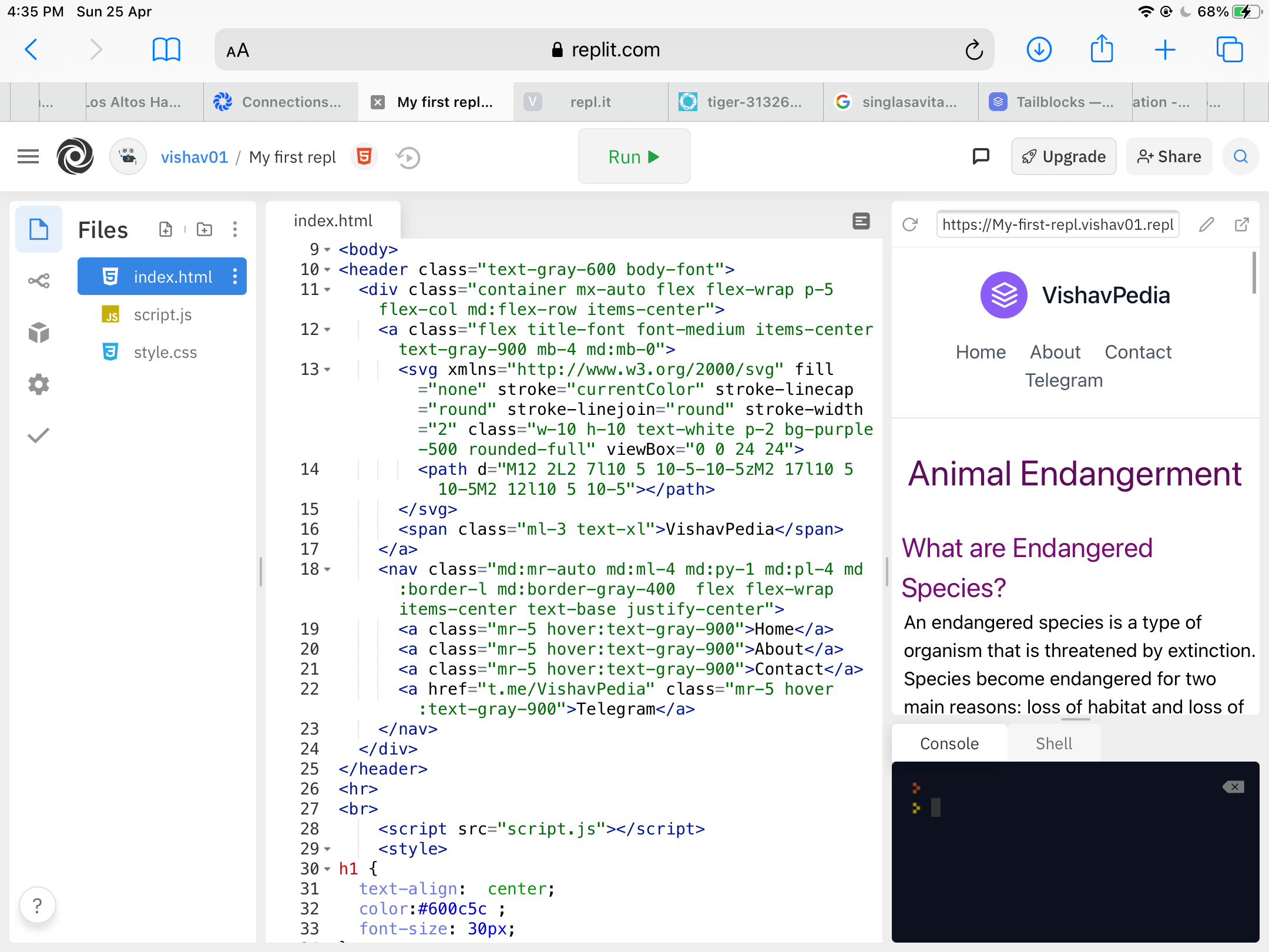 A Basic Website | Devpost