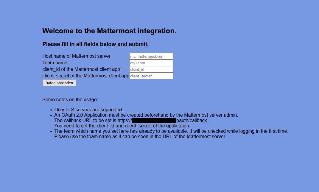 Mattermost integration | Devpost