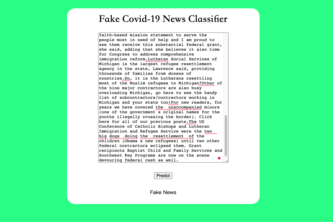 Fake Covid-19 News Classifier | Devpost