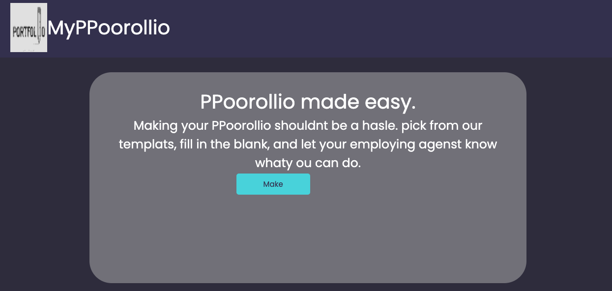 MyPortfolio | Devpost
