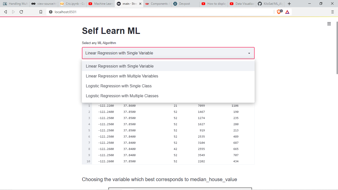 ML Algos For Everyone | Devpost