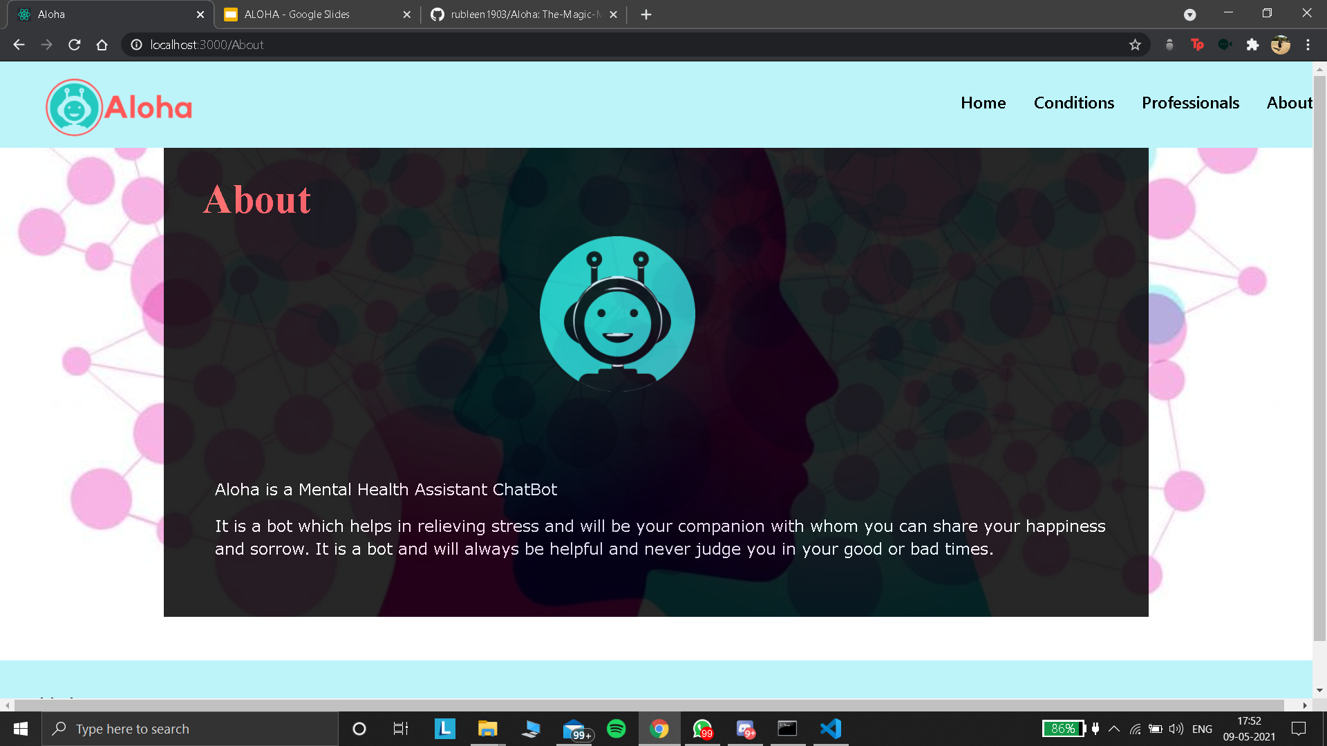 Aloha-The magical healthy chatbot | Devpost