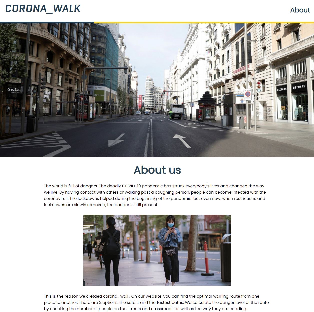 corona_walk | Devpost