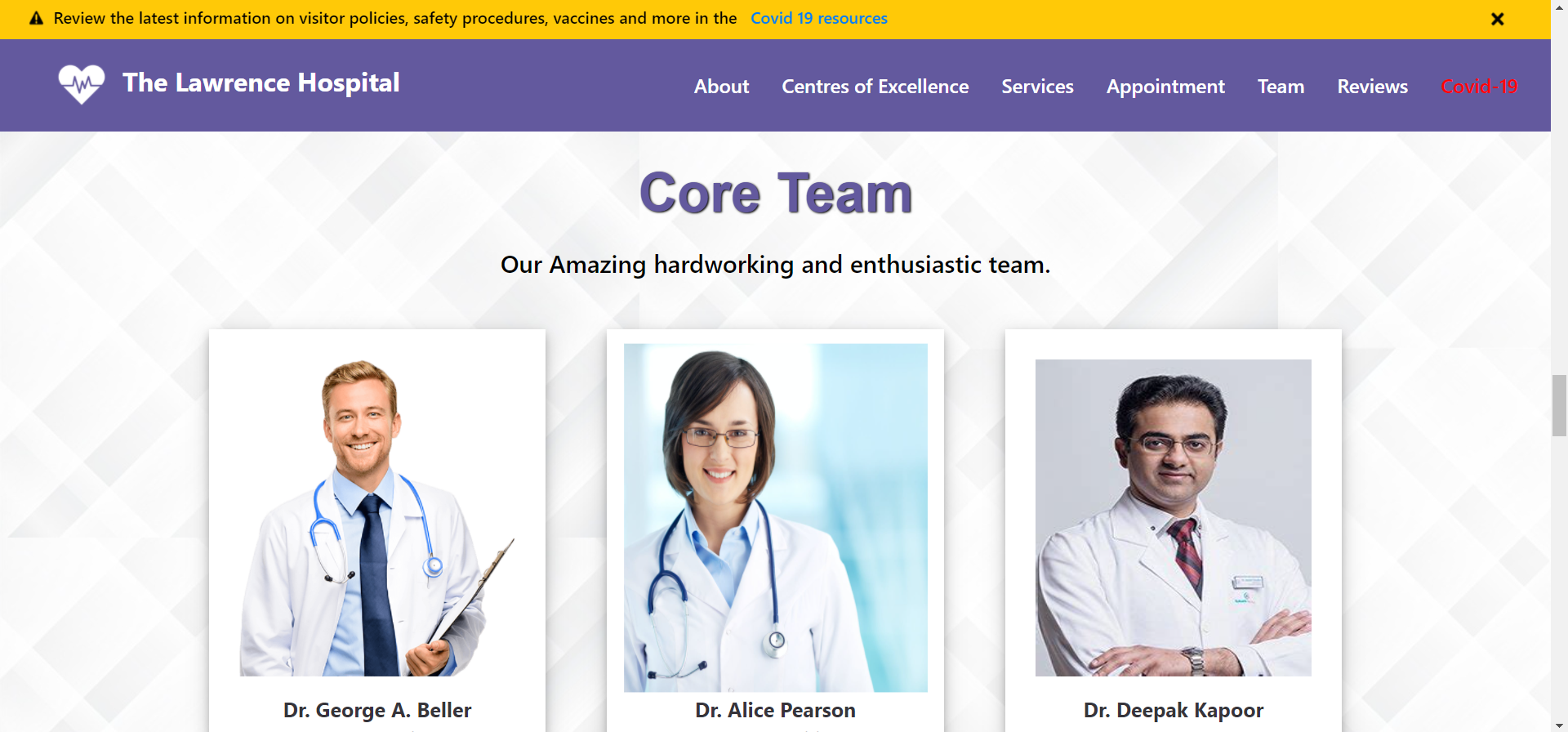 Lawrence Hospital | Devpost