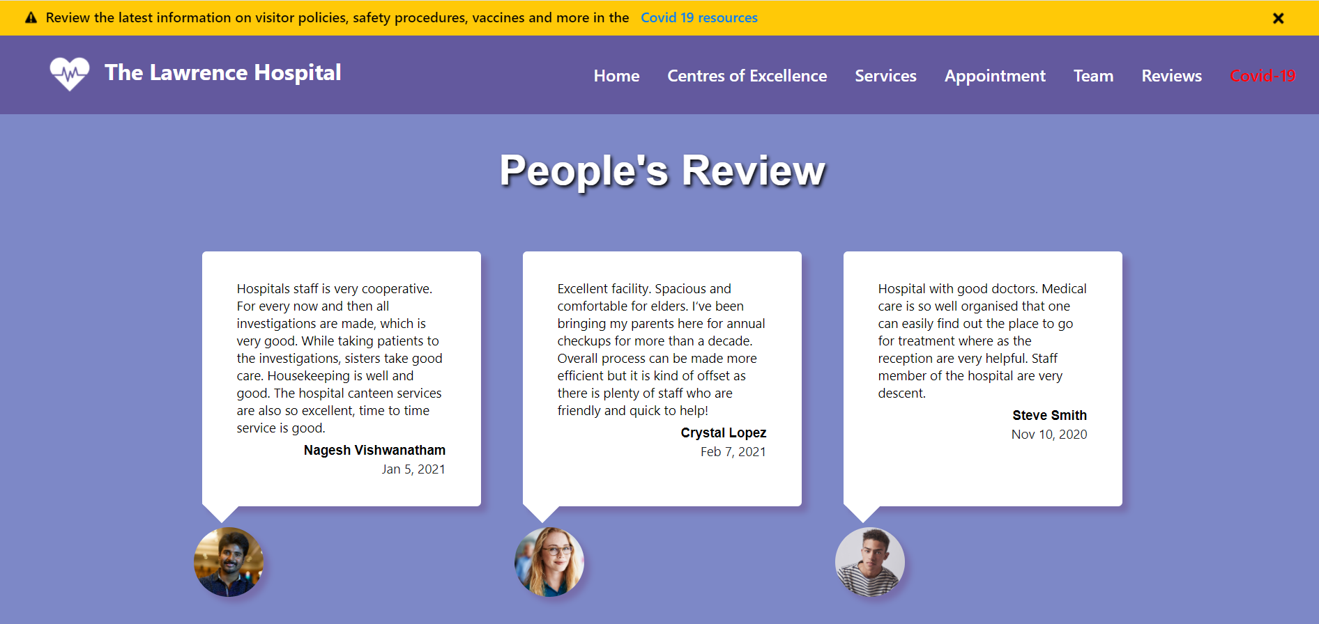 Lawrence Hospital | Devpost