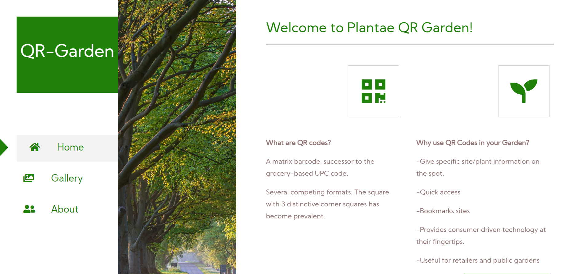 Plantae QR Garden | Devpost