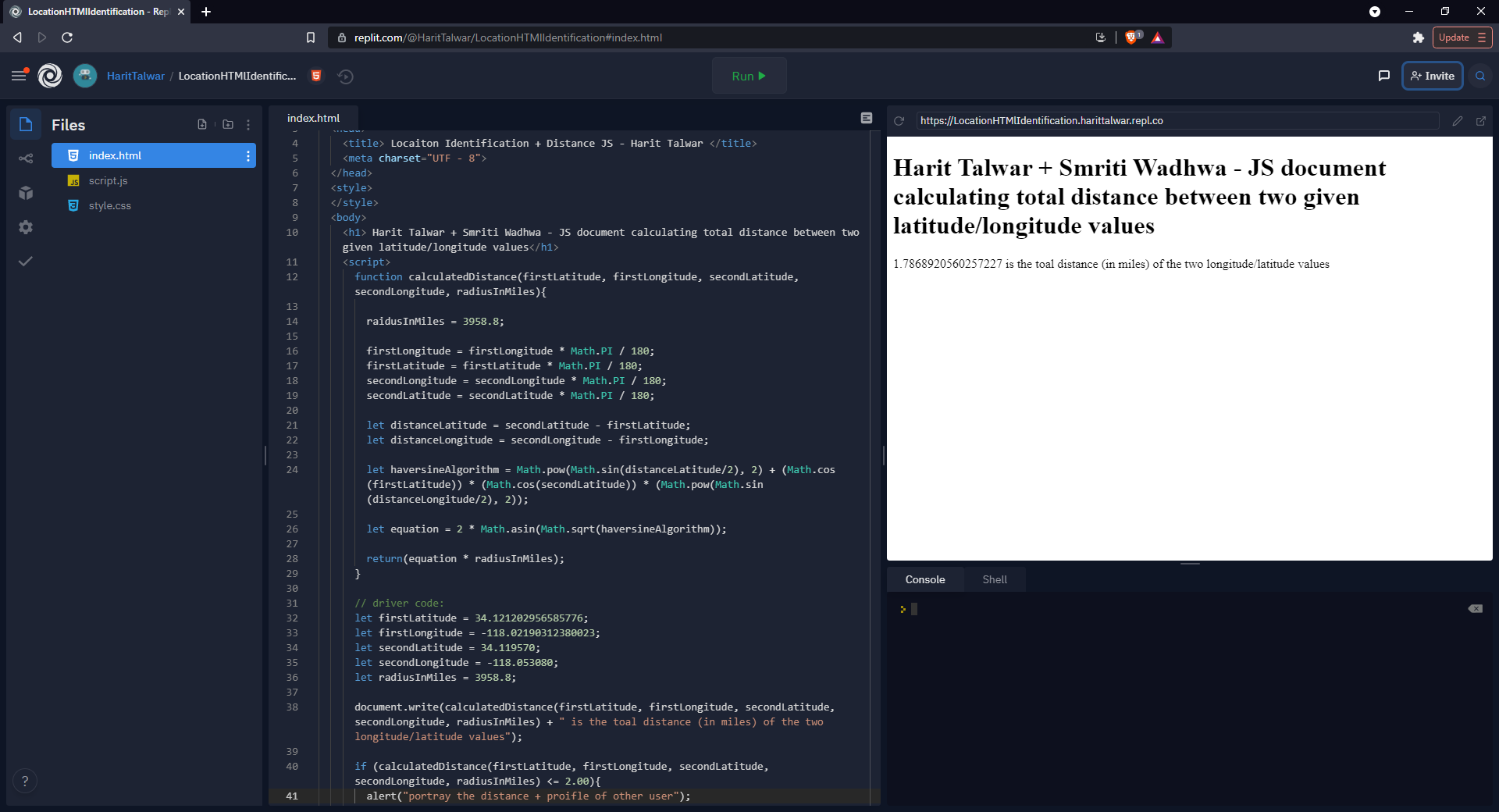 SafeTrack - Harit Talwar and Smriti Wadhwa | Devpost