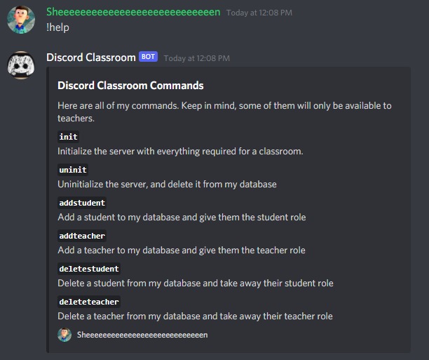 Discord Classroom | Devpost