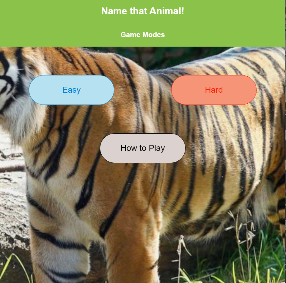 Name That Animal | Devpost