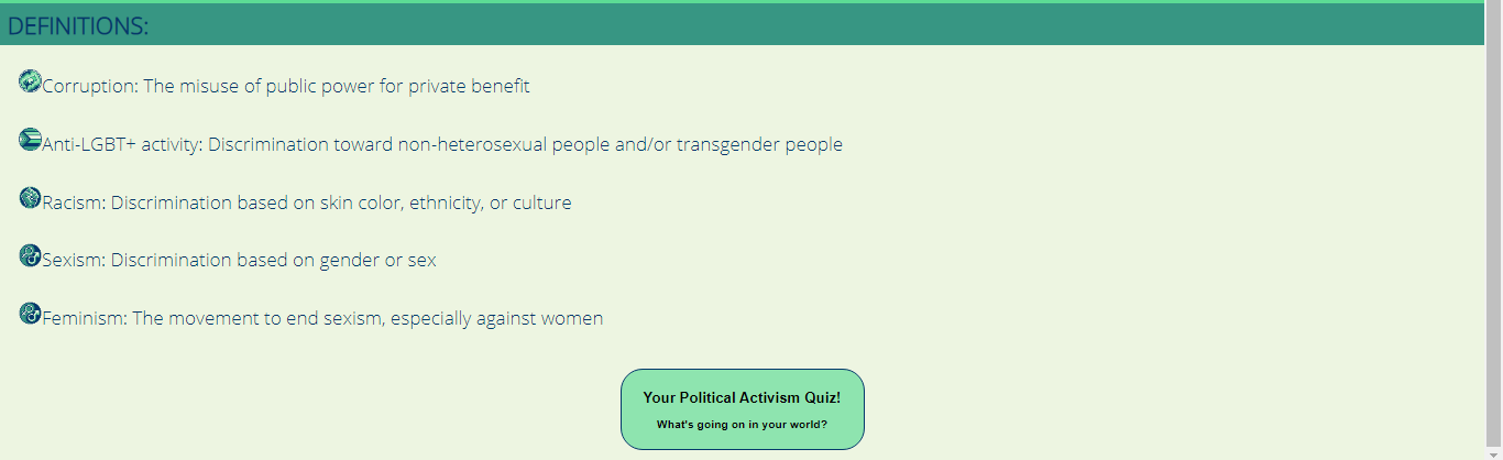 Political Activism Map | Devpost