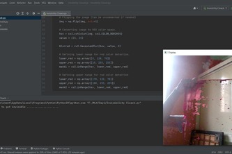 Invisibility cloak Program | Devpost