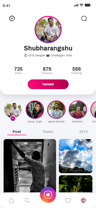 Instagram Redesign | Devpost