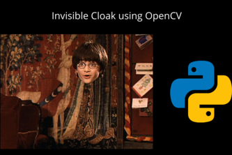 Invisible Cloak using OpenCV (Python) | Devpost