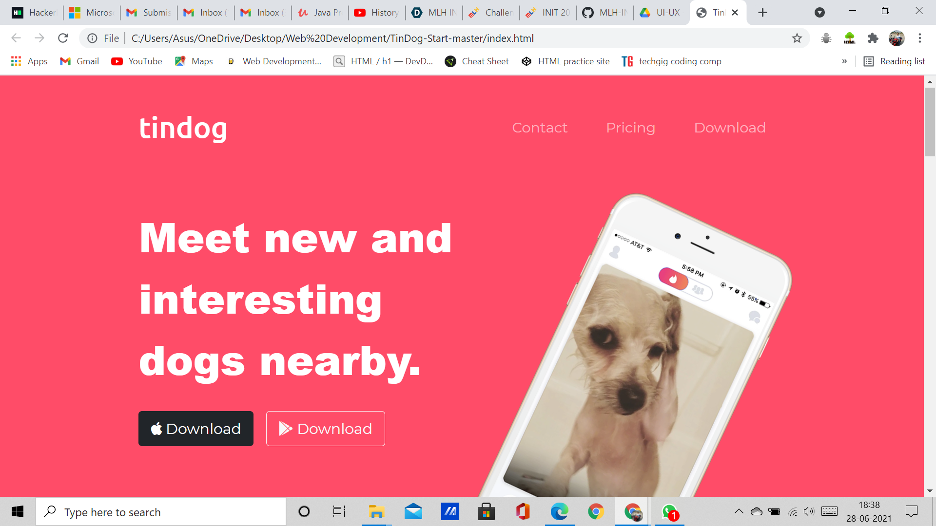 Redisigning - UI/UX | Devpost