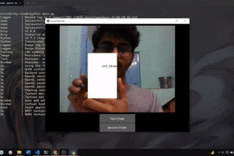 Invisibility Cloak (...sort of) | Devpost