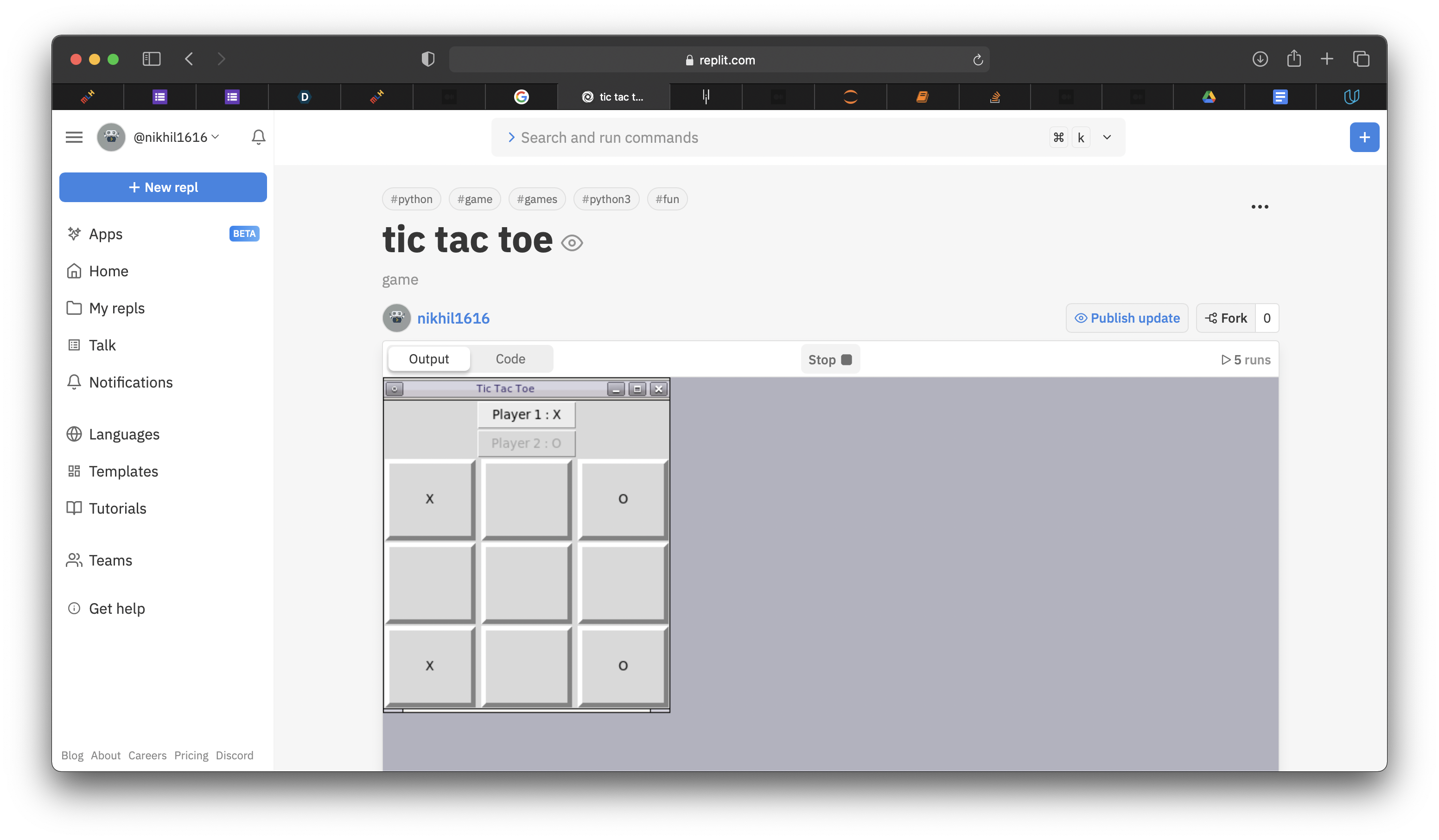 Website using Replit | Devpost