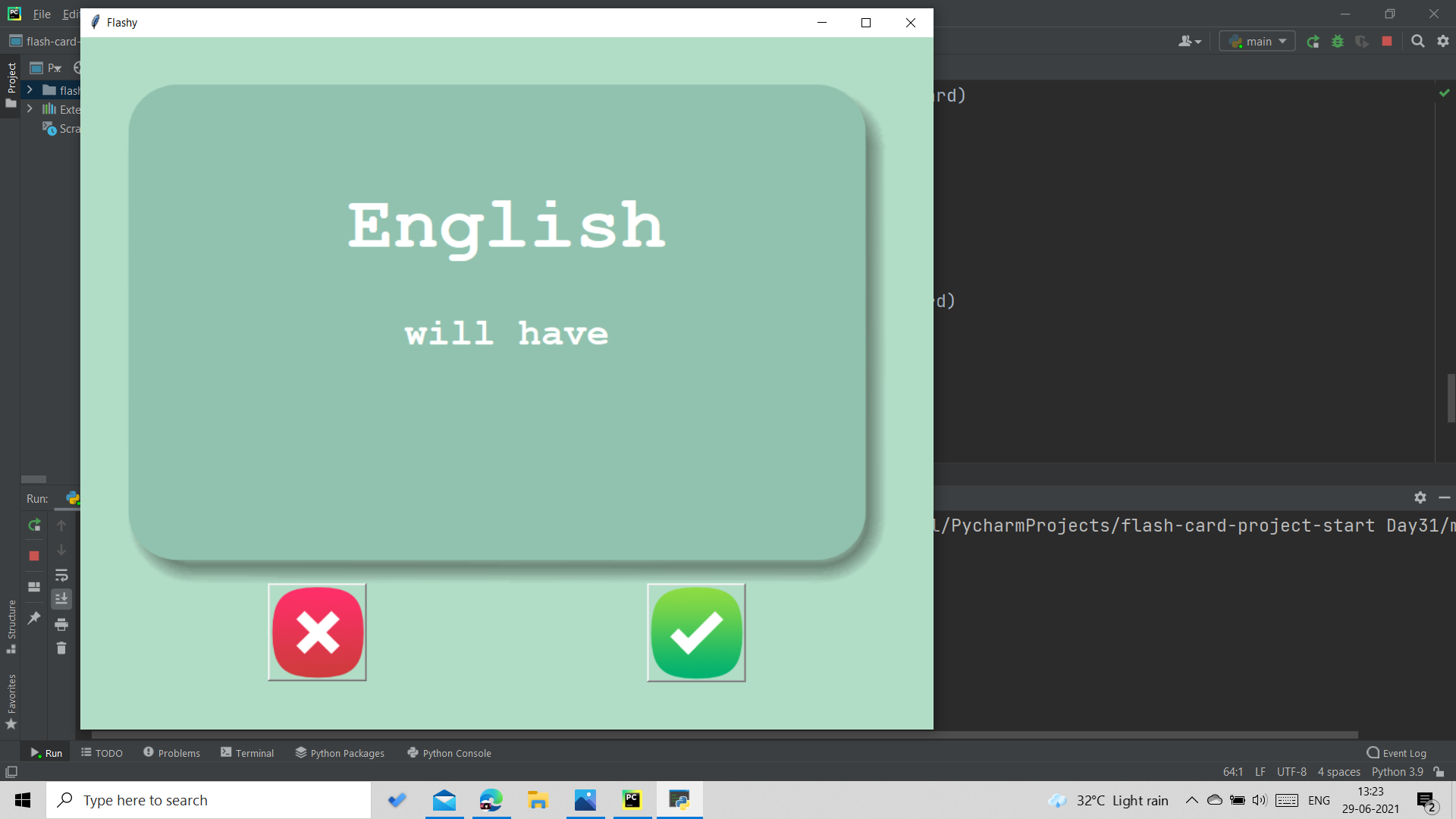 Flash card - Learning French! | Devpost