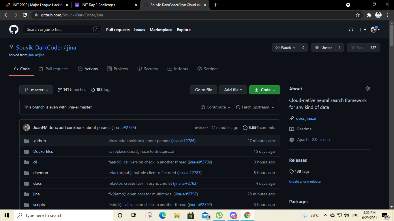 Jina AI repository | Devpost