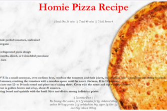 Homie Pizza Recipe | Devpost