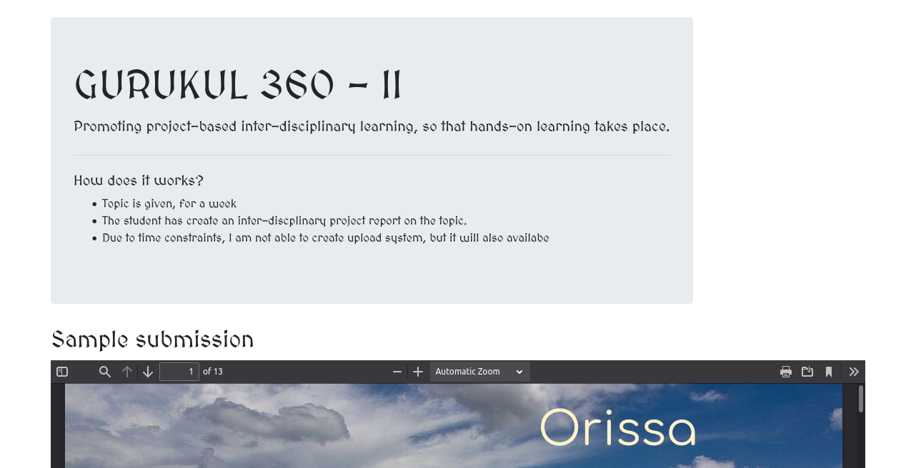 GURUKUL 360 - II | Devpost