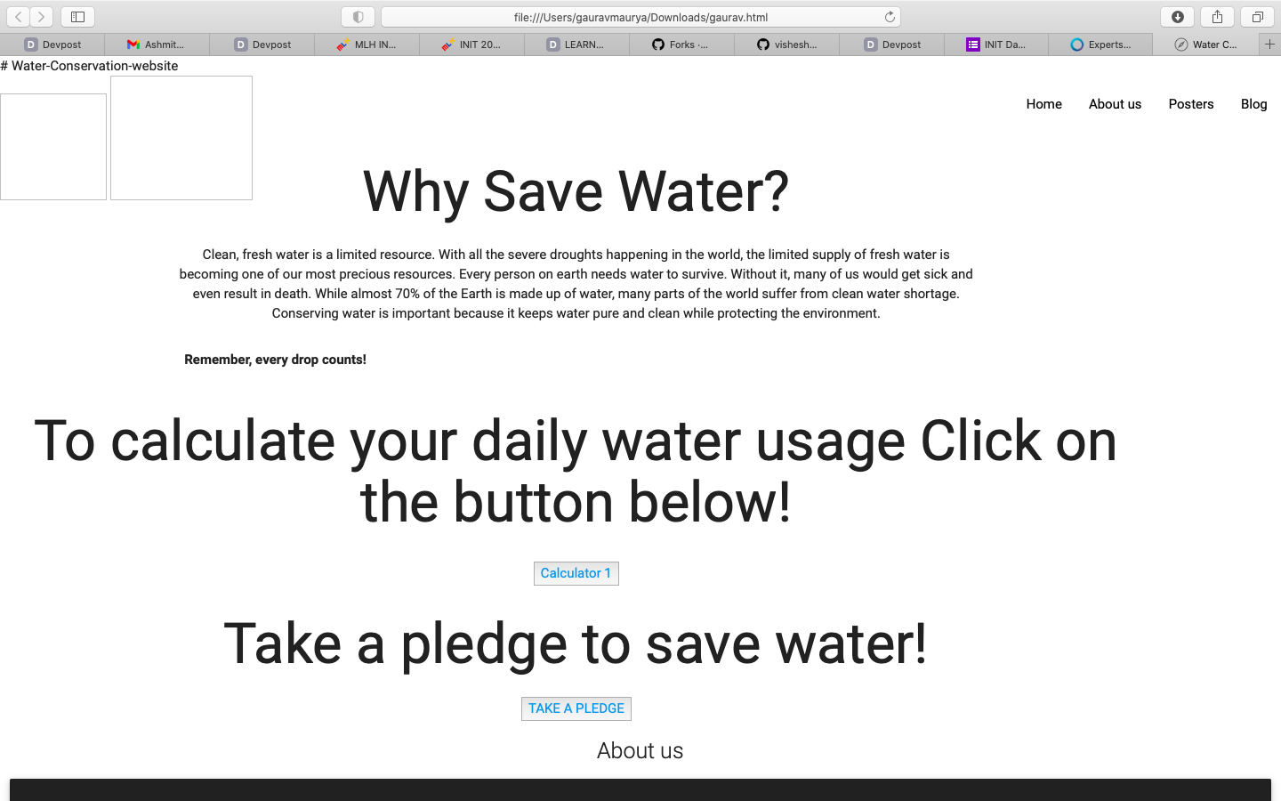 save-water | Devpost