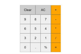 Calculator using react | Devpost