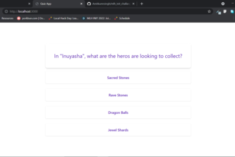 Quiz react app | Devpost