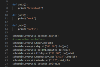 Simple Scheduler Example | Devpost