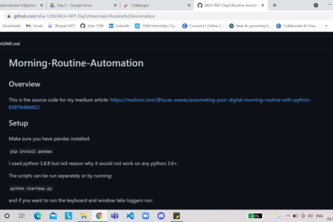 Routine Automation Devpost
