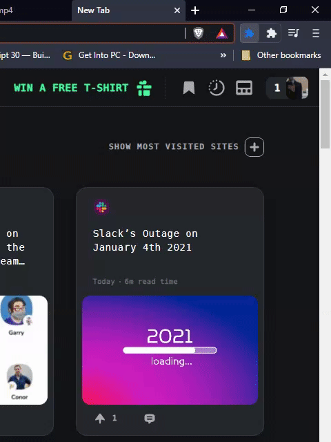 Create a Browser Extension | Devpost