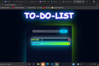 my to-do list | Devpost