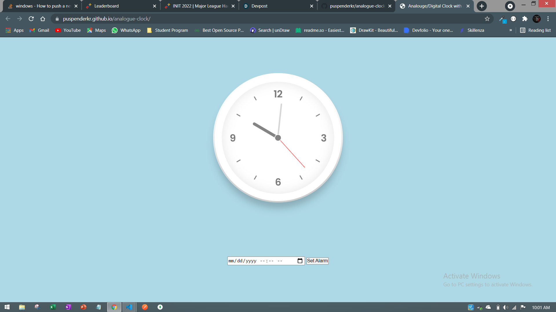 Analogue Clock | Devpost