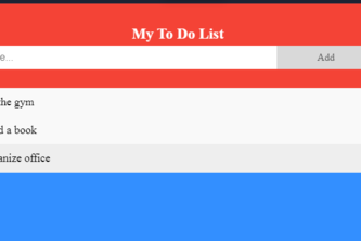 to do list | Devpost