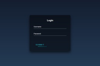 Light effect login form | Devpost
