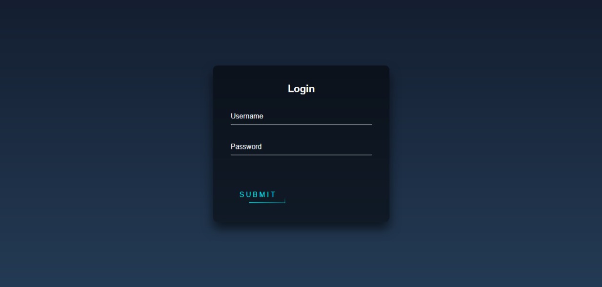 Light effect login form | Devpost