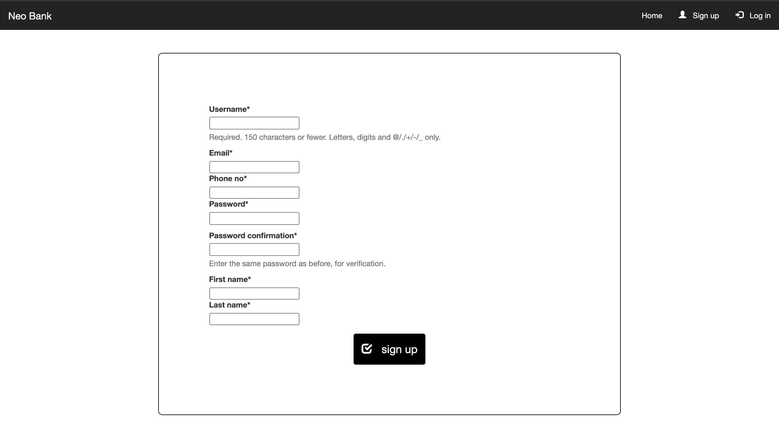 Neo Bank For India | Devpost