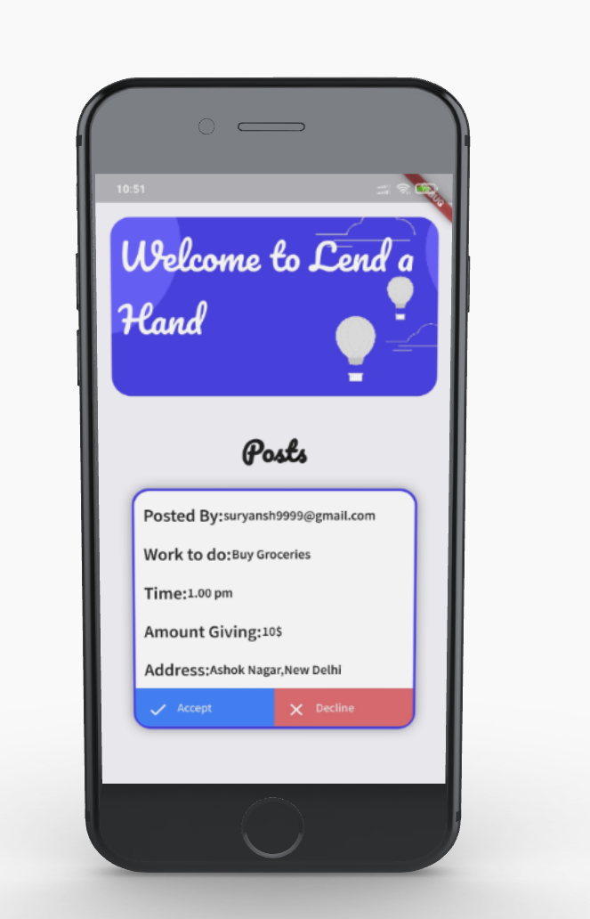 Lend a hand | Devpost