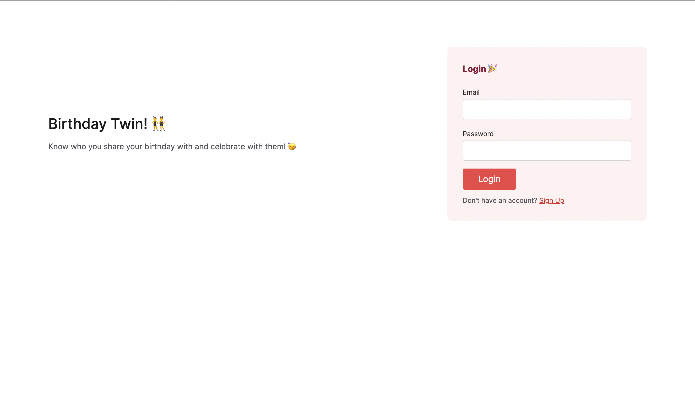 Birthday Twin | Devpost