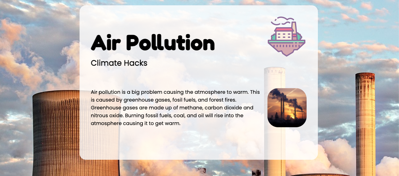 Air Pollution | Devpost
