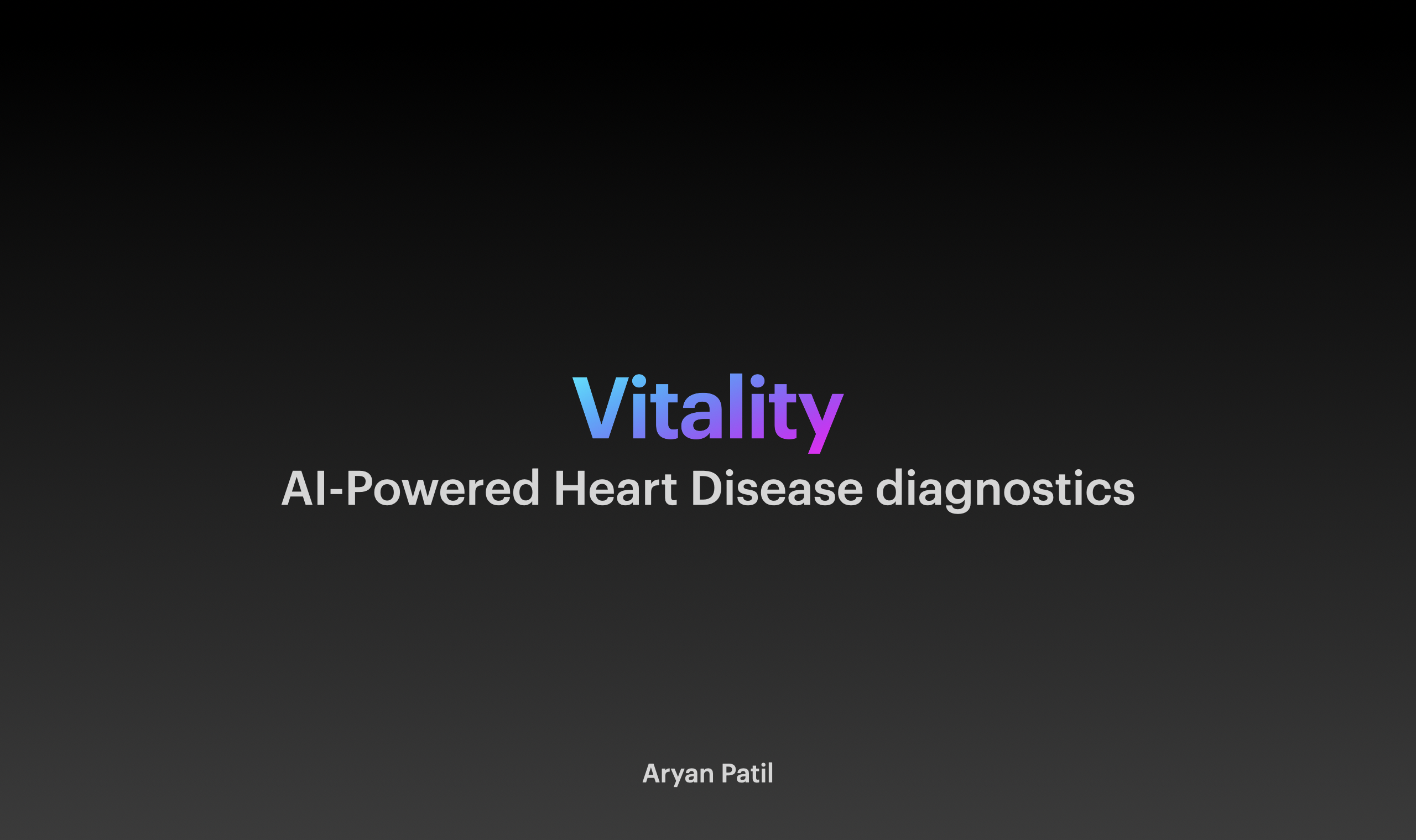 Vitality | Devpost