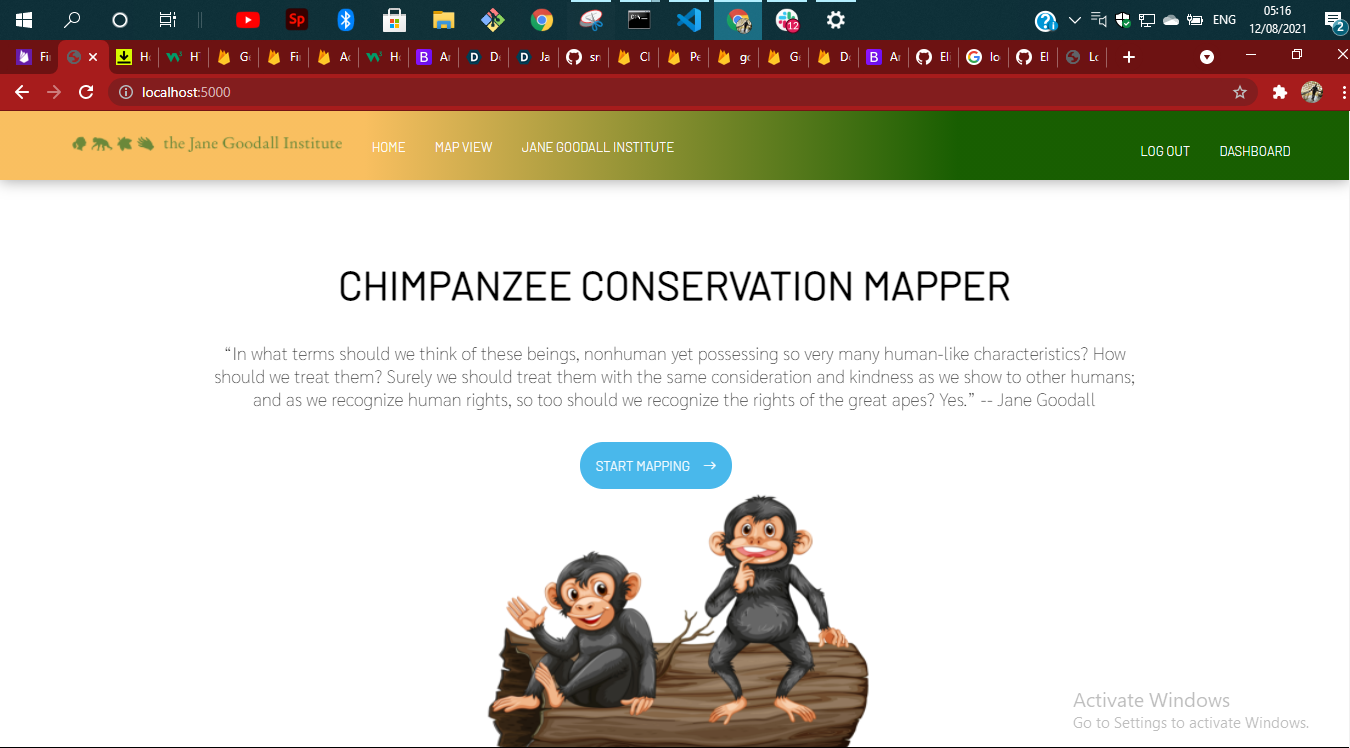 Jane Goodall Institute Chimpanzee Conservation System | Devpost